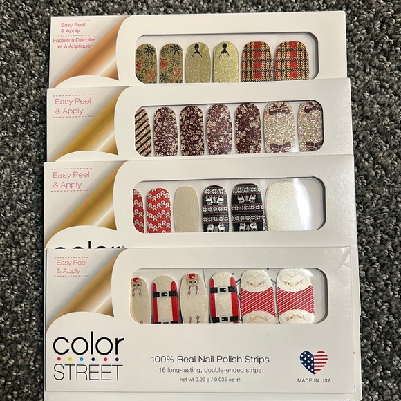 Color Street | Bath & Body | Set Of 4 Rare Hard To Find Color Street ...